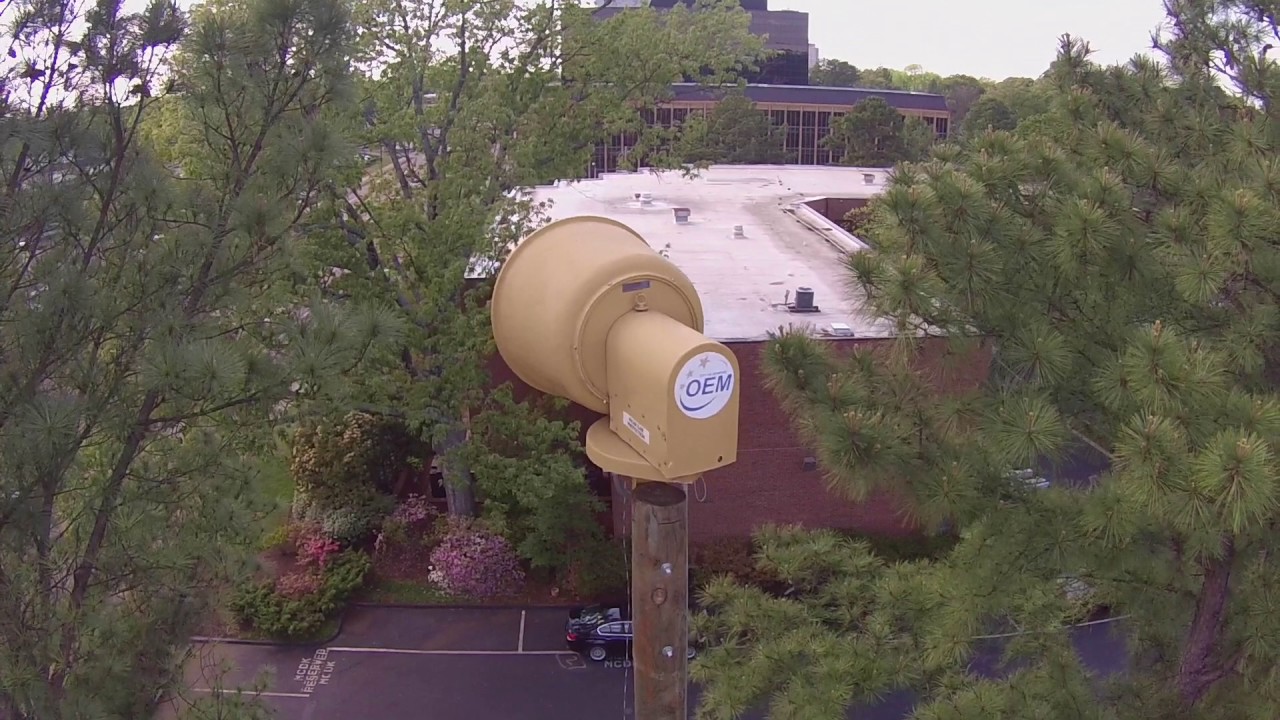 ACA P-15 Siren Test From A Drone - YouTube