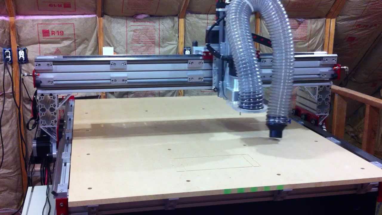 CNCRP PRO4848 warmup cycle - YouTube