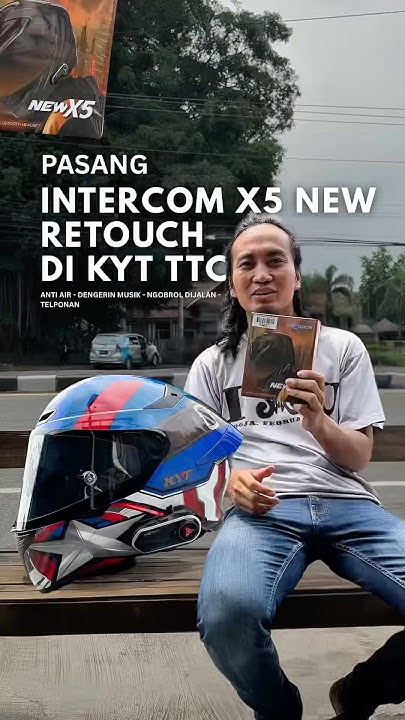 PASANG INTERCOM di KYT TTC | RETOUCH X5 NEW #intercomx5new #retouchx5 #retouchx5new #kytttc # ...