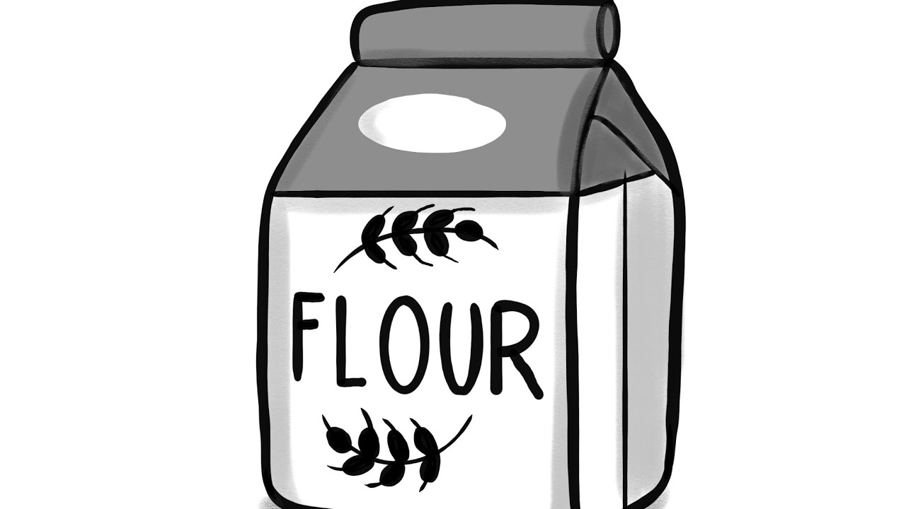 How to Draw A BAG OF FLOUR | Simple Drawing - YouTube