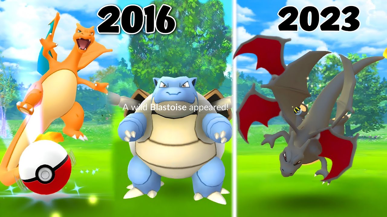 Pokemon go in 2016 v/s 2023 | Unexpected changes in wild pokemons 😲 ...