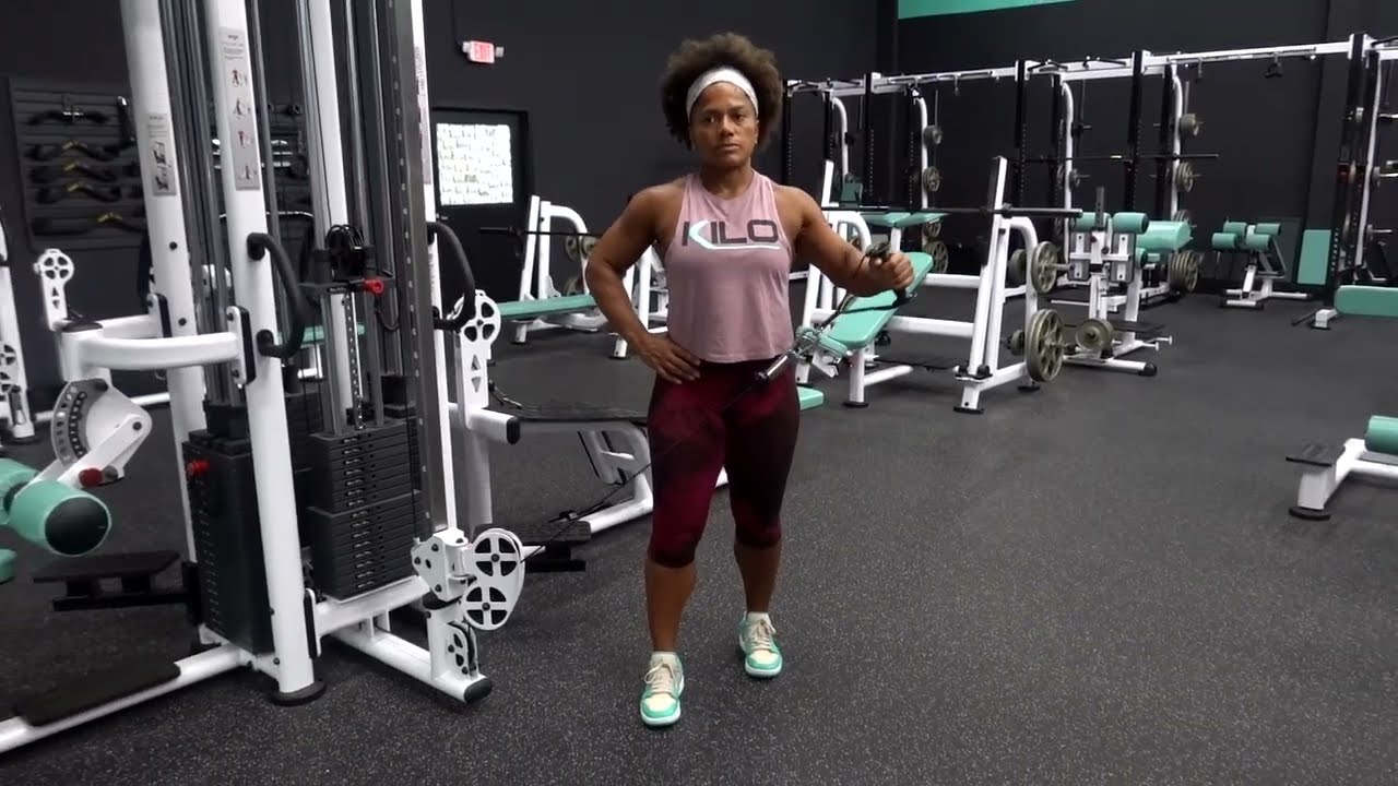 External Rotation - Sideway - Low Pulley - Neutral - One-Arm - YouTube