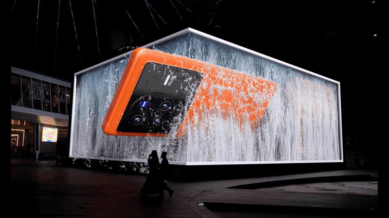 Naked Eye 3D LED Display Vivo X80 DOOH Advertising Billboard 2022 naked-eye-3d-led-display-vivo-x80-dooh-advertising-billboard-2022