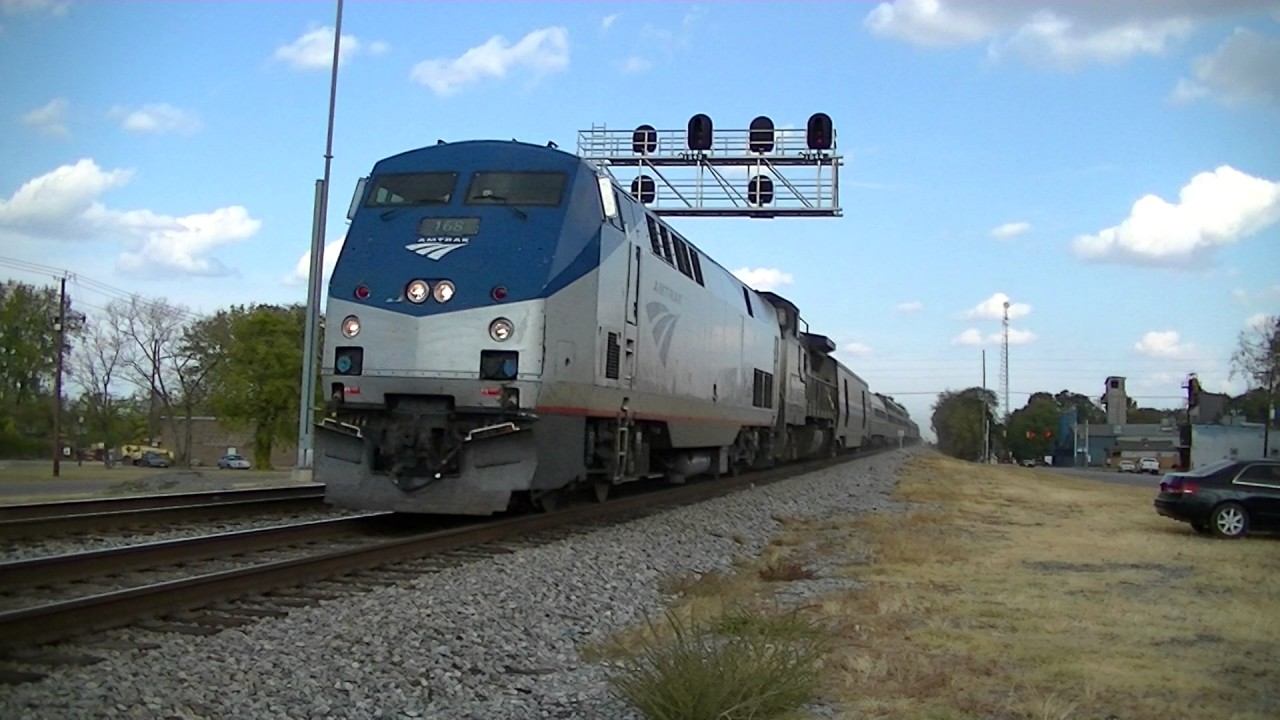 Amtrak 19 Bessemer AL 11-3-16 - YouTube