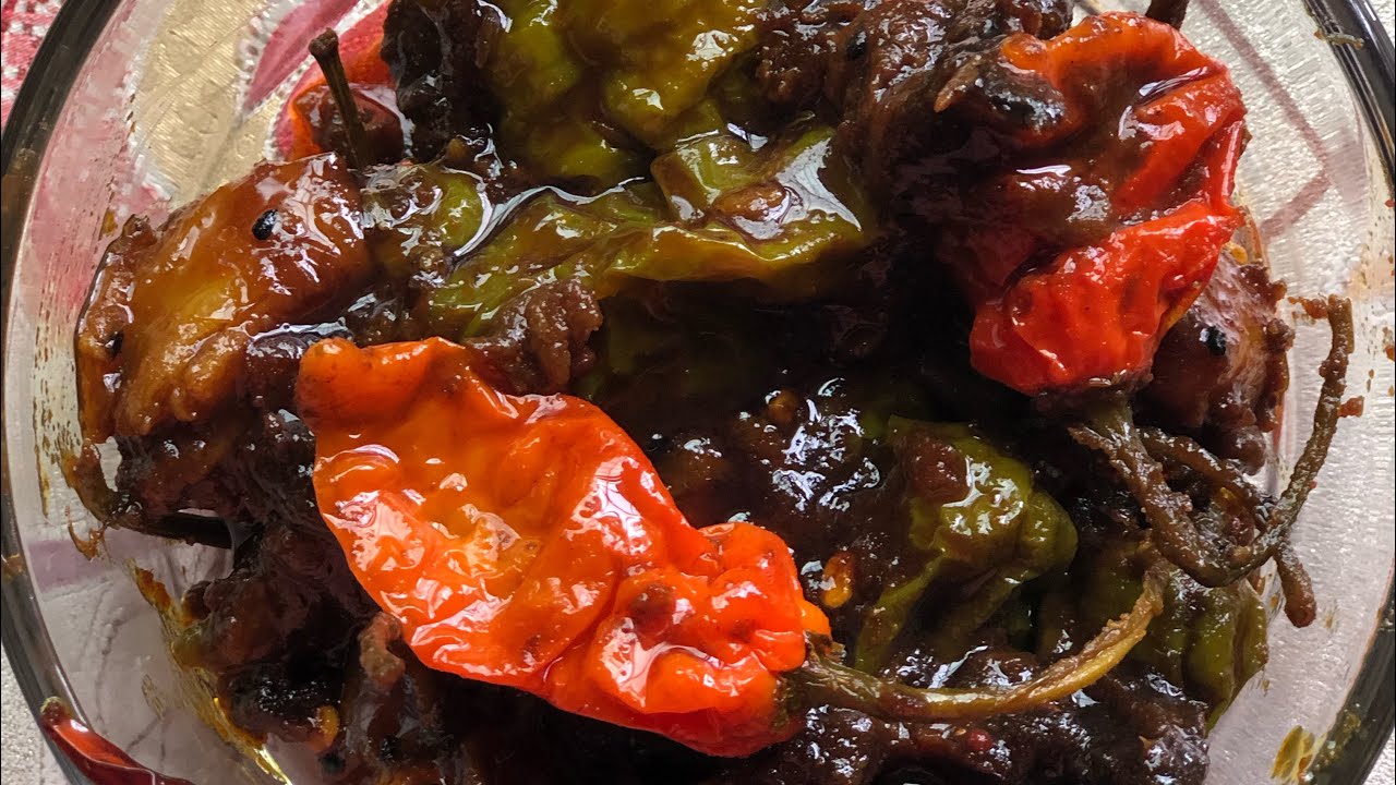 Naga Chilli Pickle (best naga achar) - YouTube