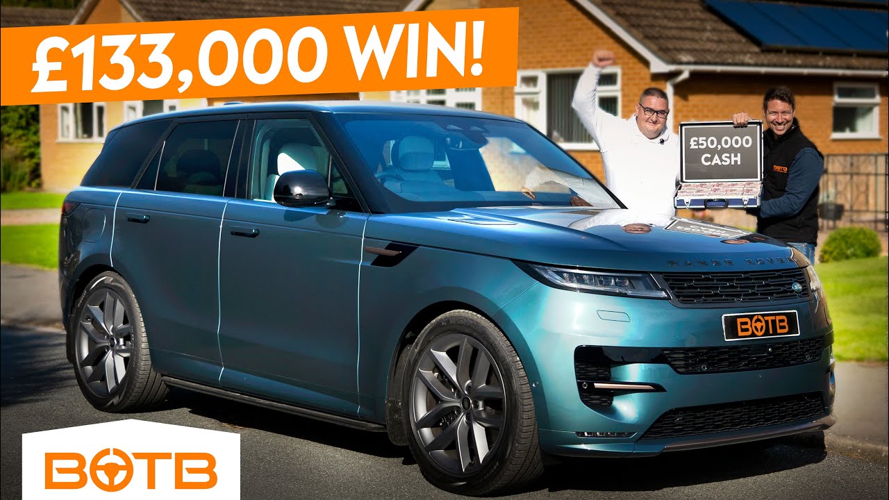 FIRST 2022 RANGE ROVER SPORT D300 + £50K WIN! BOTB Winner - YouTube