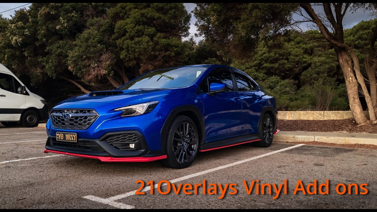 2023 WRX Vinyl Overlays - YouTube