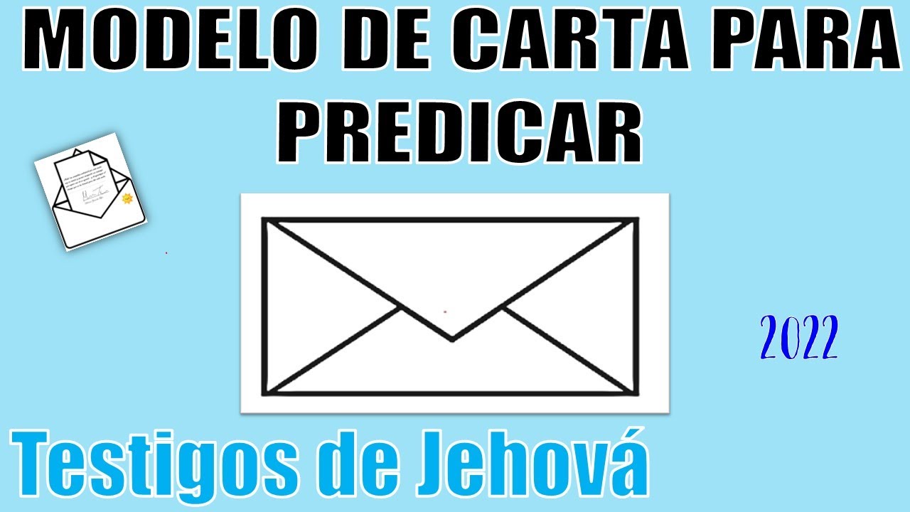 CARTA MODELO jw PREDICACION -ejemplo-predicación por carta- TESTIGO DE ...