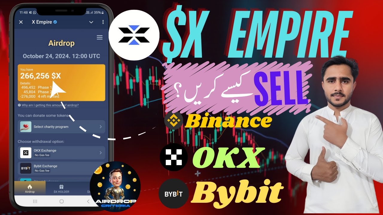 $X Empire Withdrawal Process | X Token sell kase kary | X Empire ...