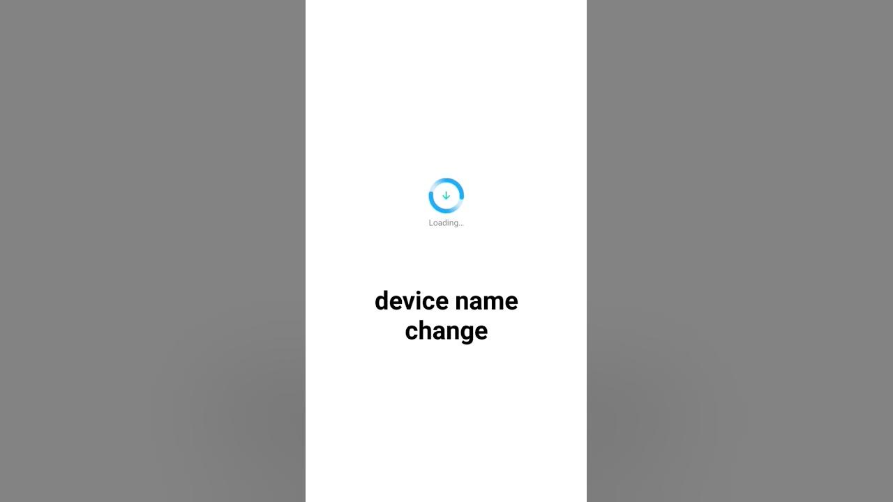 device name change #sapport #youtubeshorts #smartphone #music #hindisong #tech - YouTube