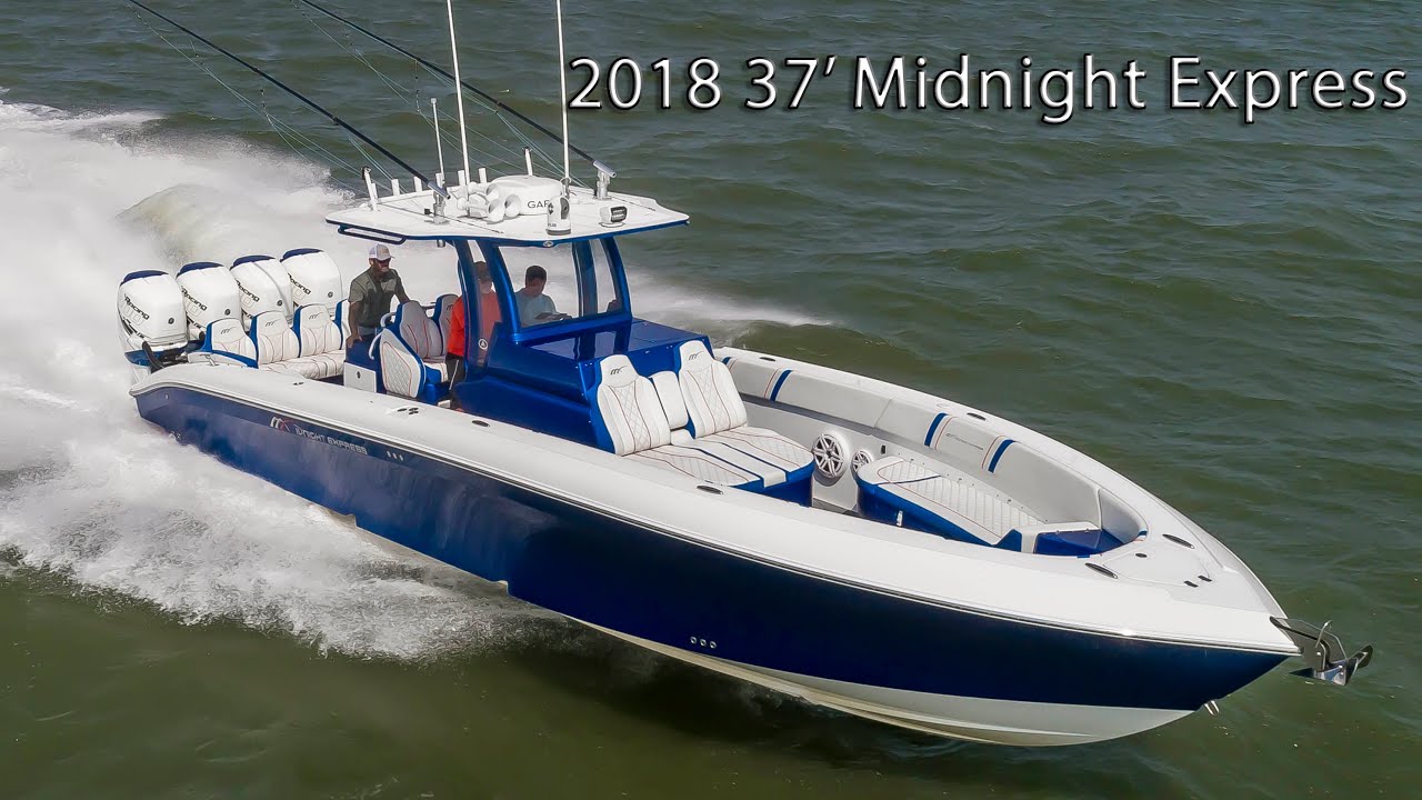 Check out this FAST 37' Midnight Express Open - YouTube