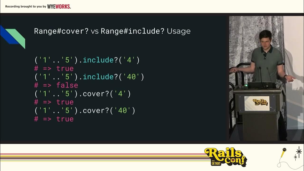 RailsConf 2024 - This or that? Similar methods & classes in Ruby && Rails by Andy Andrea - YouTube