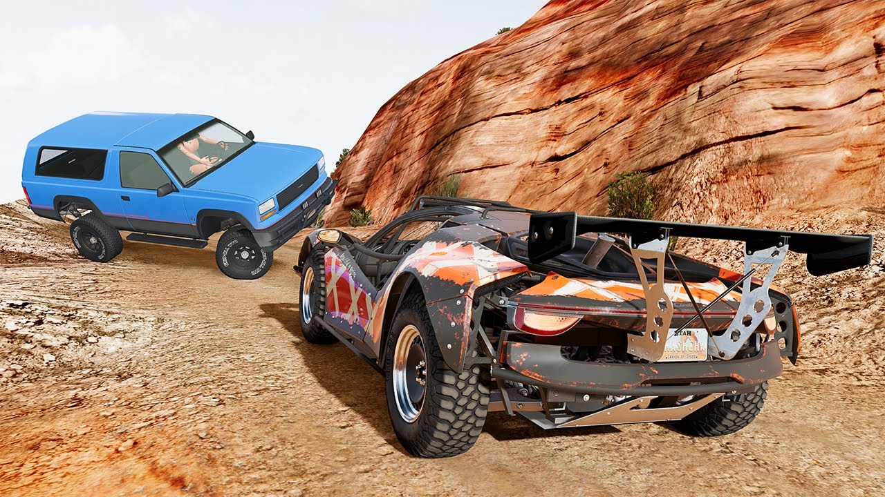 Cliff Drops #129 - BeamNG DRIVE | SmashChan - YouTube