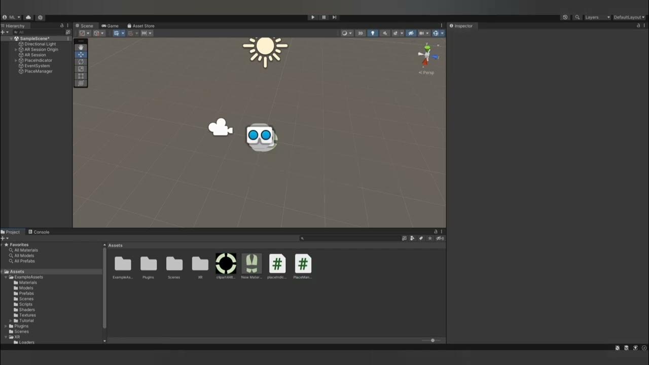 Unity&AR Foundation : Place an Object Using AR indicator. - YouTube