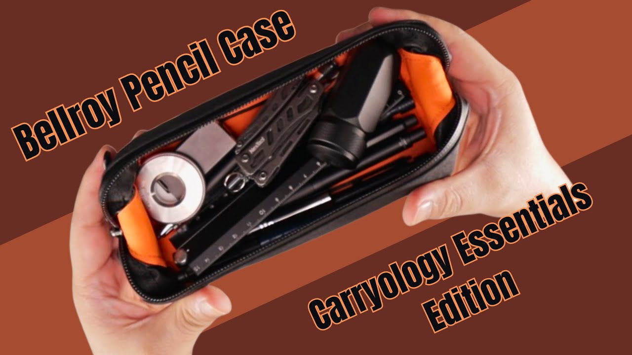 Bellroy Pencil Case - Carryology Essentials Edition - YouTube