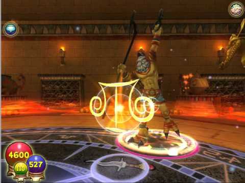 Wizard101: Ra(New Wooden key boss) - YouTube