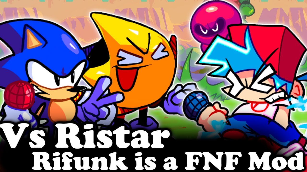 FNF | Vs Ristar And Sonic - (Rifunk is a FNF Mod) | Mods/Hard | - YouTube