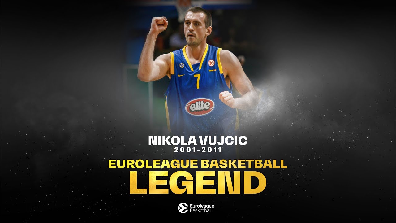 Tributes to a new Euroleague Basketball Legend, Nikola Vujcic - YouTube