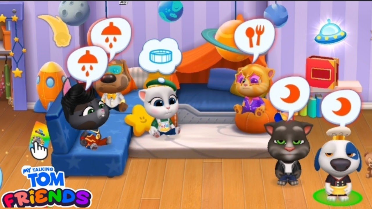 🥳 NEW My Talking Tom Friends Gameplay|tom and tallking friends☆tom and ...