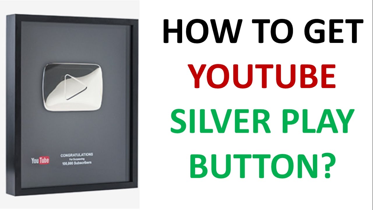 How to claim Youtube SIlver Play Button? All Steps - YouTube