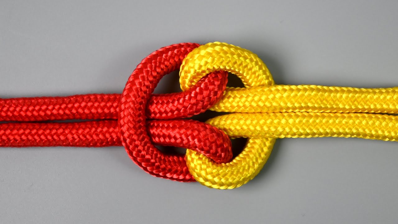 Coin knot, a decorative knot technique - YouTube