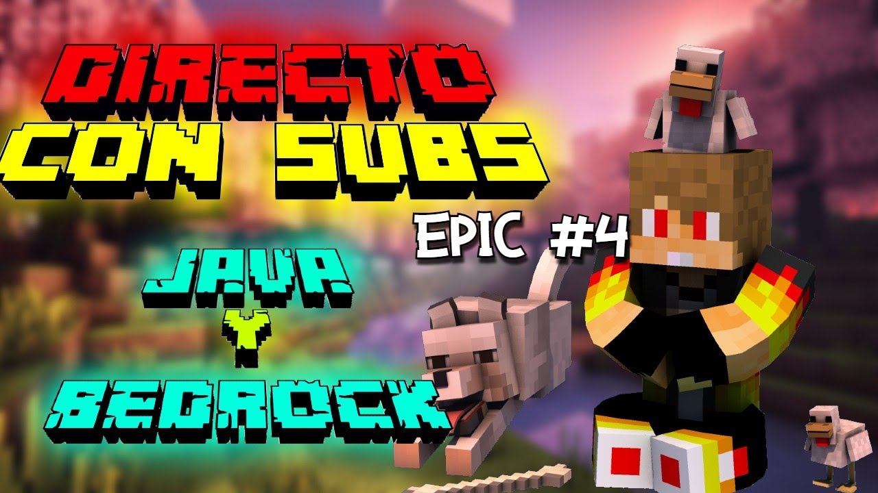 🔴 MINECRAFT ⛏ JUGANDO CON SUBS - DIRECTO 🧱JAVA y BEDROCK #minecraft ...