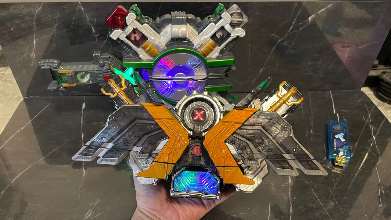 รีวิว เมม+อาวุธร่างสุดยอดดับเบิ้ล DX Cyclone Joker Extreme Kamen Rider ...