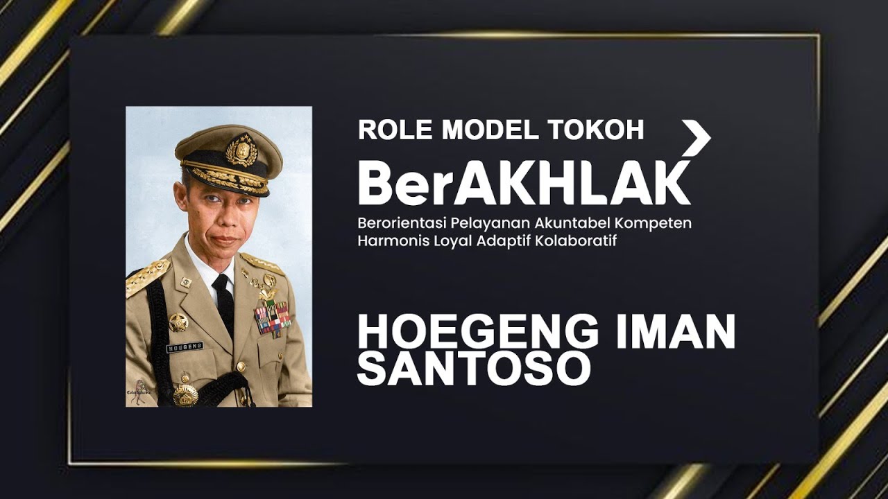 Video Role Model Tokoh BerAKHLAK: Hoegeng Iman Santoso🦸🏻‍♂️ - YouTube