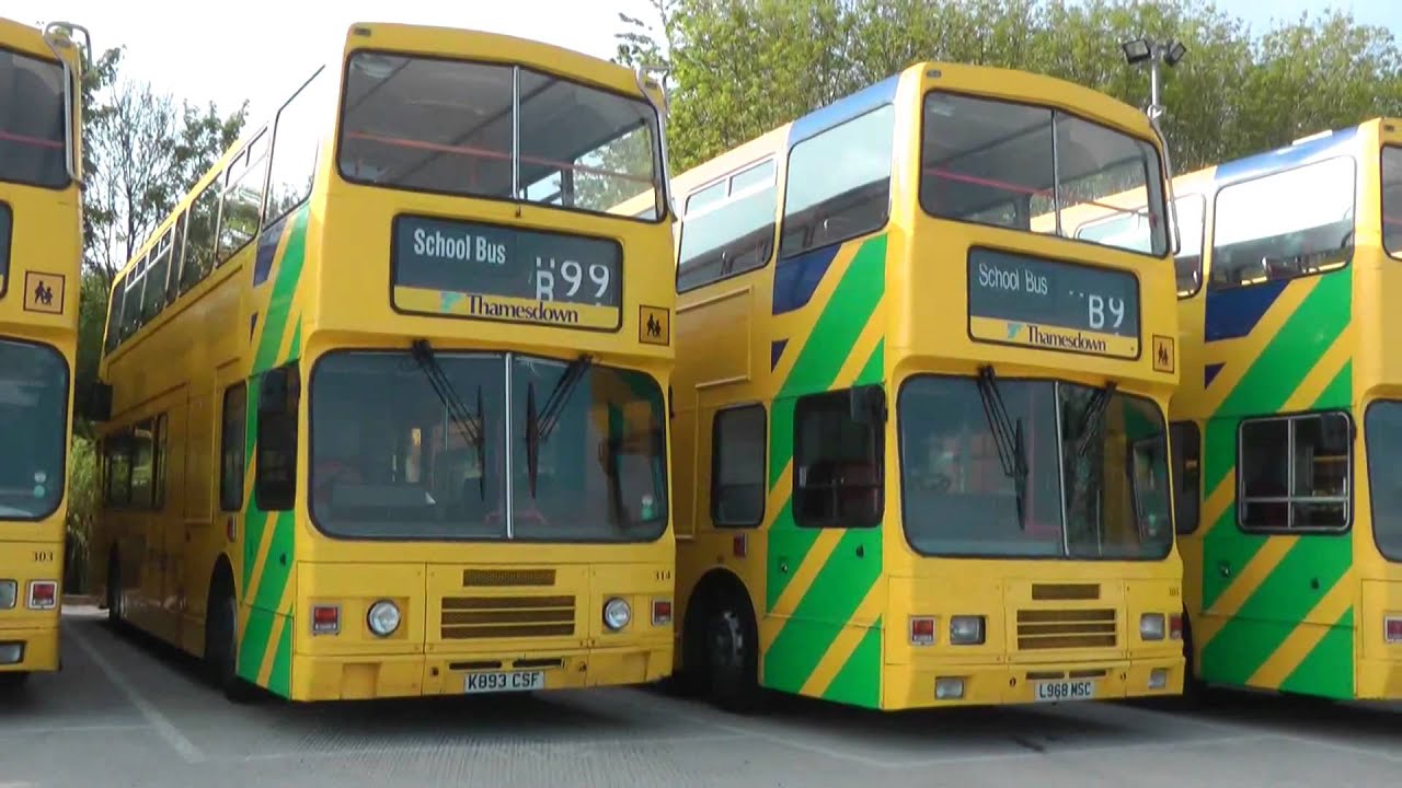 SWINDON BUSES MAY 2010 THAMESDOWN DEPOT - YouTube