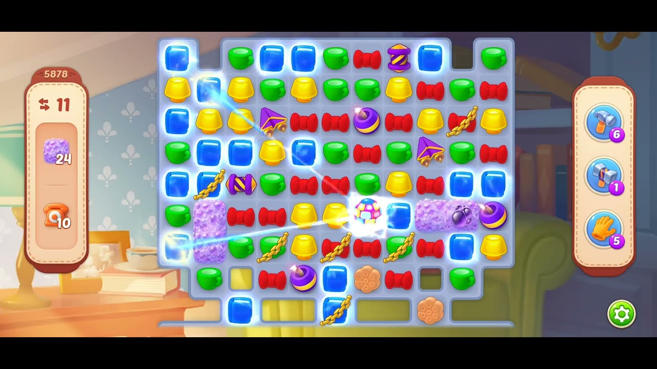 Homescapes Level 5878 Completed - YouTube