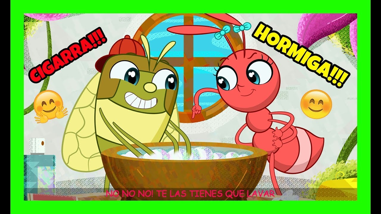 La CIGARRA y la HORMIGA | Cancion Infantil | Tututras TV - YouTube