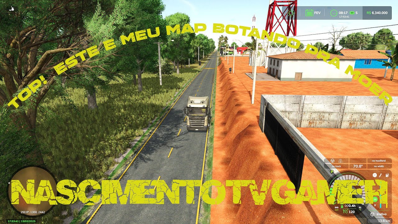 🌾TOP! MEU MAP EDITANDO E BOTANDO PRA MOER Farming Simulator 25🌾#fs25 👨 ...
