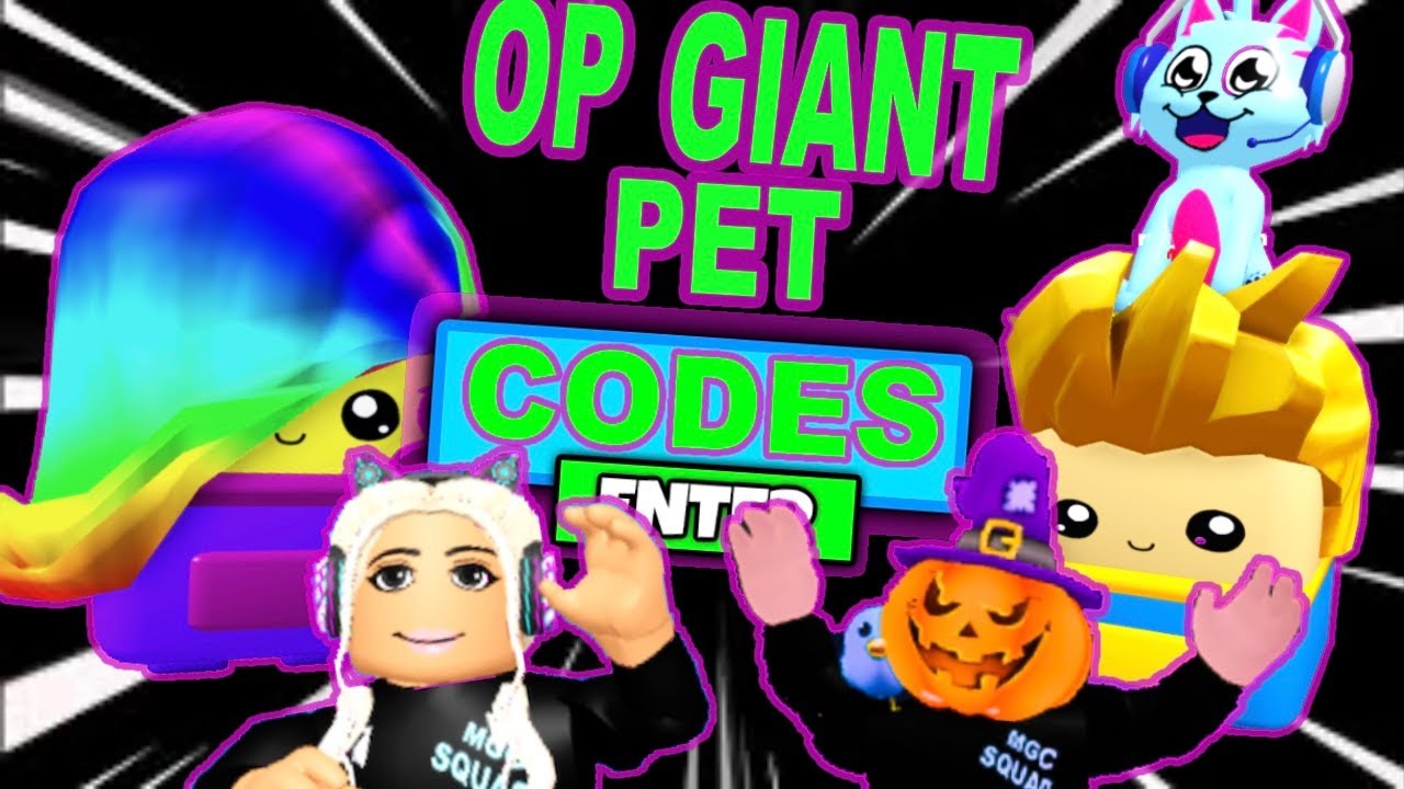 USE THESE 2 NEW OP GIANT PET CODES - FOR A GRAVYCATMAN AND TOFU ...