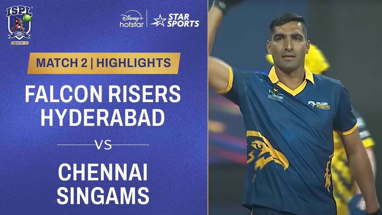 Falcon Risers Hyderabad Triumph in Style Against Chennai Singams | Highlights | #ISPLOnJioStar ...