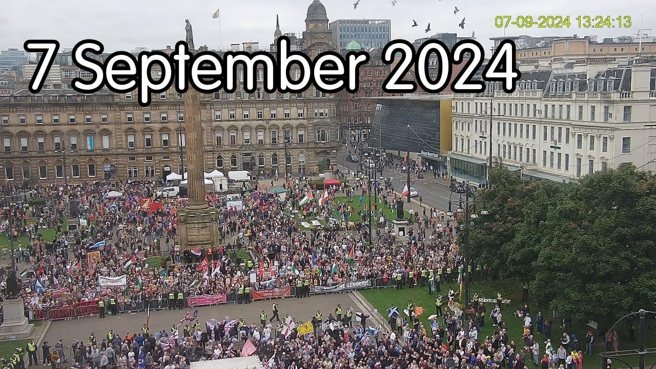 7 September 2024 - Glasgow's George Square webcam - YouTube