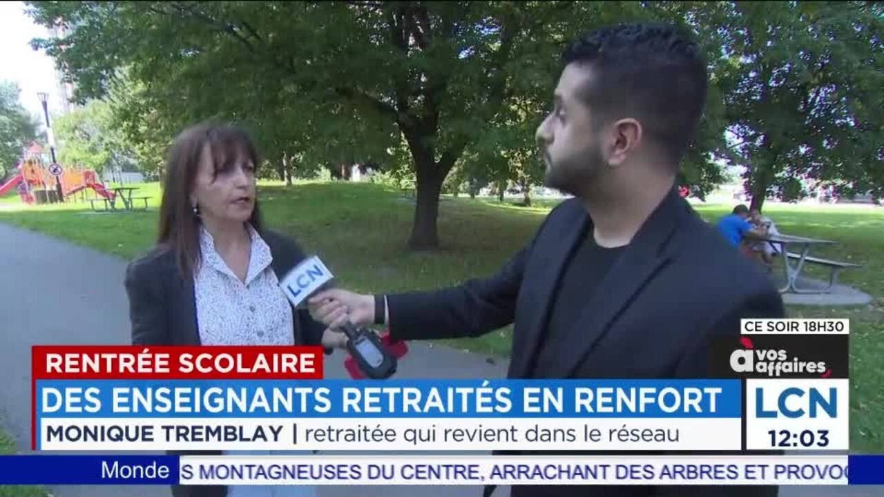 Des enseignants retraités en renfort dans les écoles pour la rentrée ...
