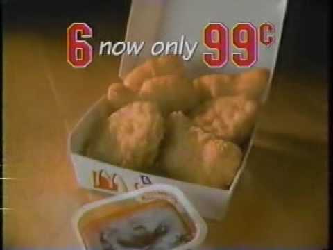 Grant Hill in a McDonalds Chicken McNuggets ad from 1996 - YouTube