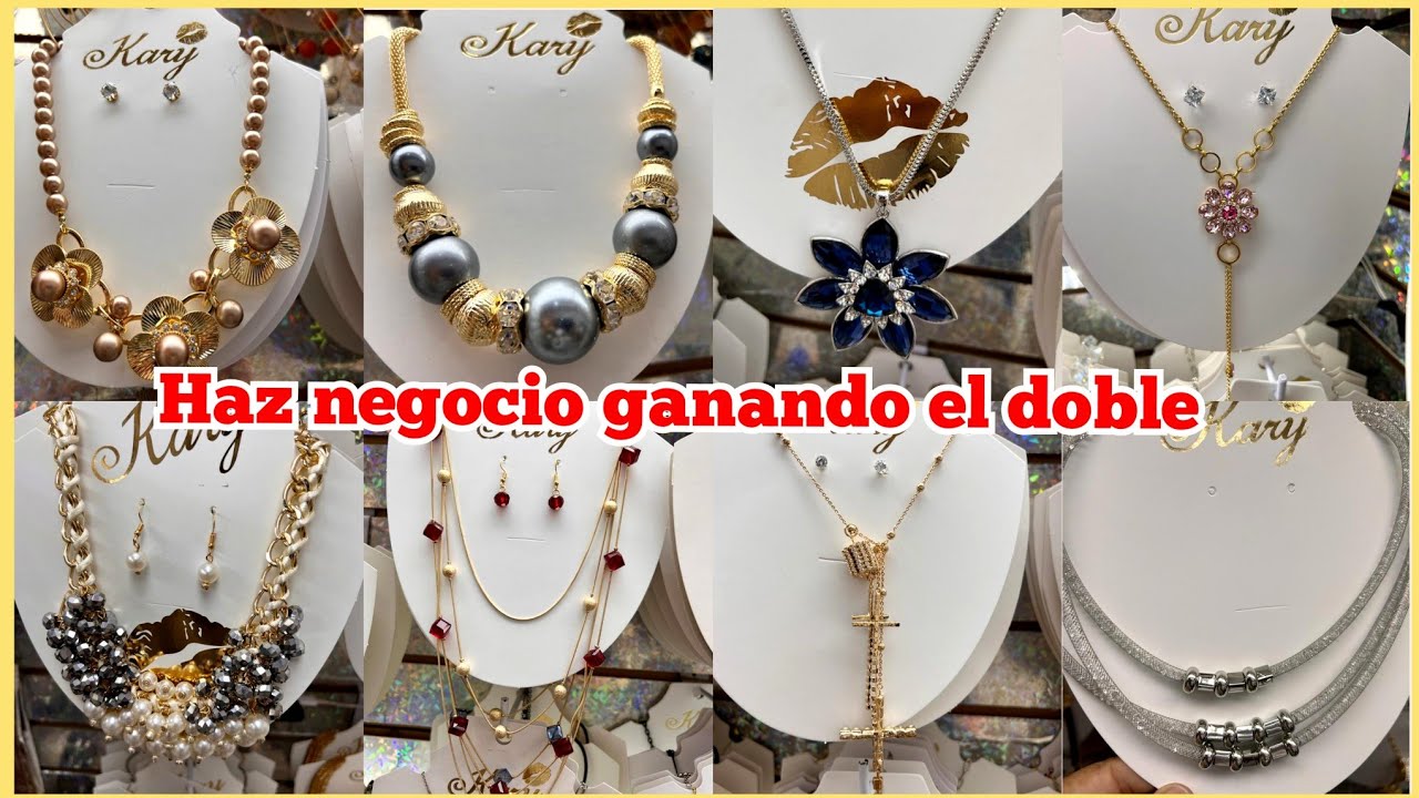 La tienda de collares MAS BARATO DEL CENTRO 😱 modelos EXCLUSIVOS "Zirconias, Rodio, Cristales ...