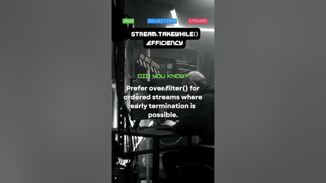 Stream.takeWhile() Efficiency (Java Centric) - YouTube