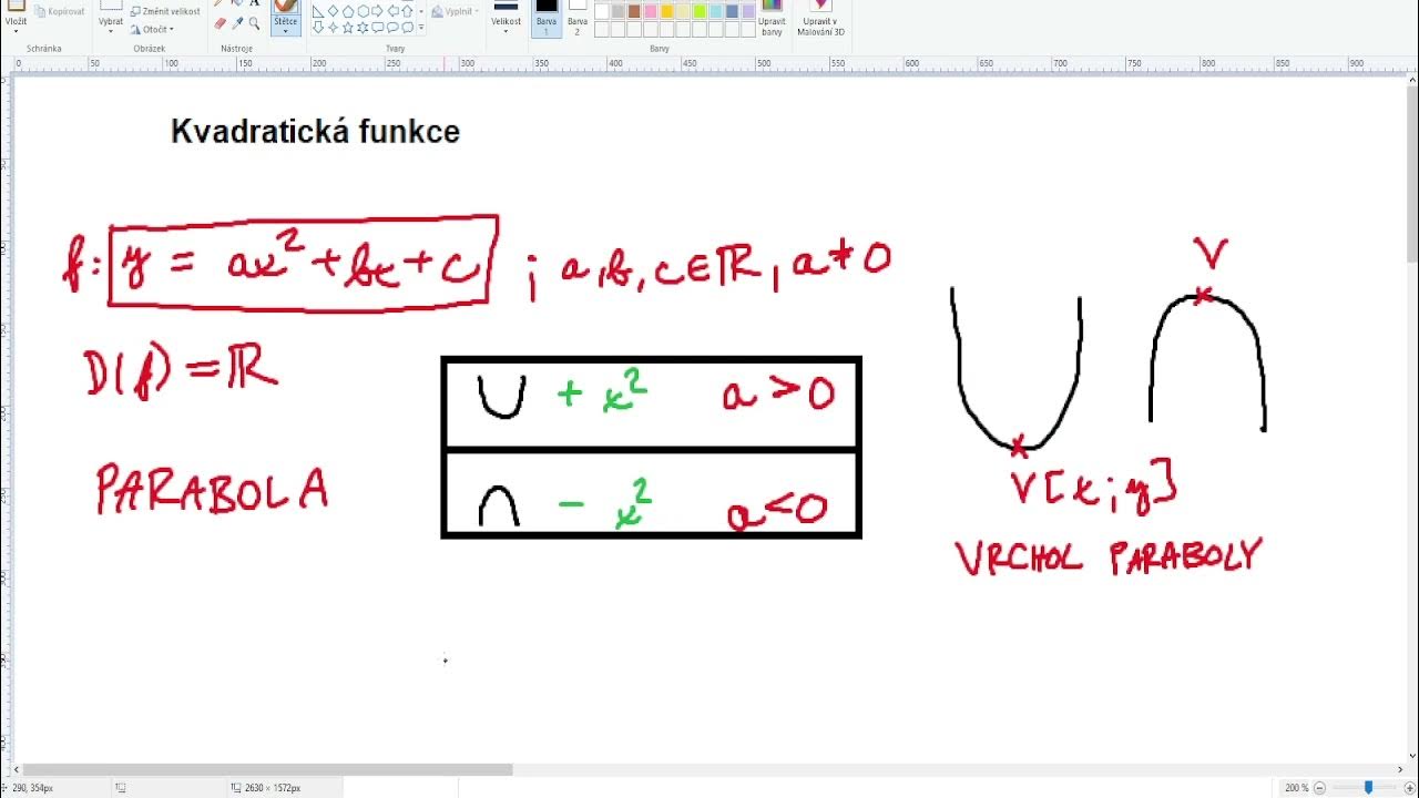 Kvadratické funkce, KVF s absolutní hodnotou - YouTube