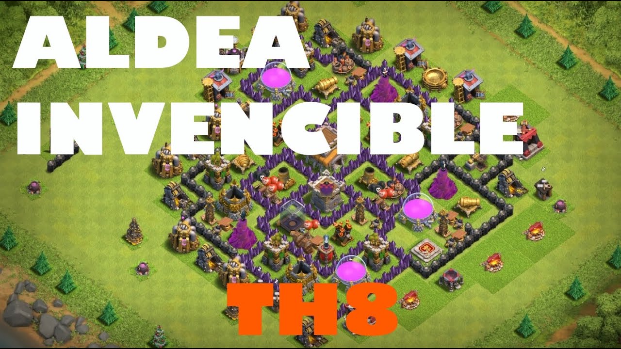 El MEJOR diseño de AYUNTAMIENTO 8 | Subida de Copas | Clash of Clans ...