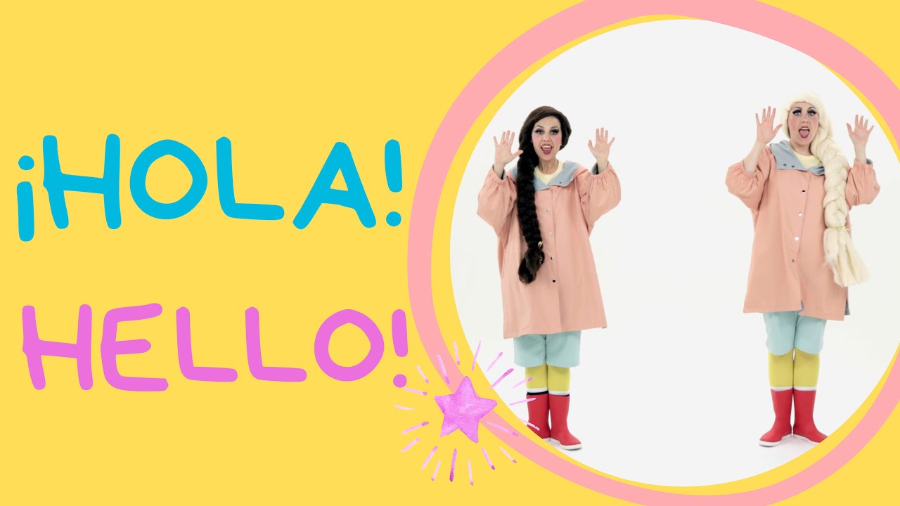 MUSICA para NIÑOS bilingüe. Bilingual MUSIC for KIDS. HOLA HELLO. - YouTube