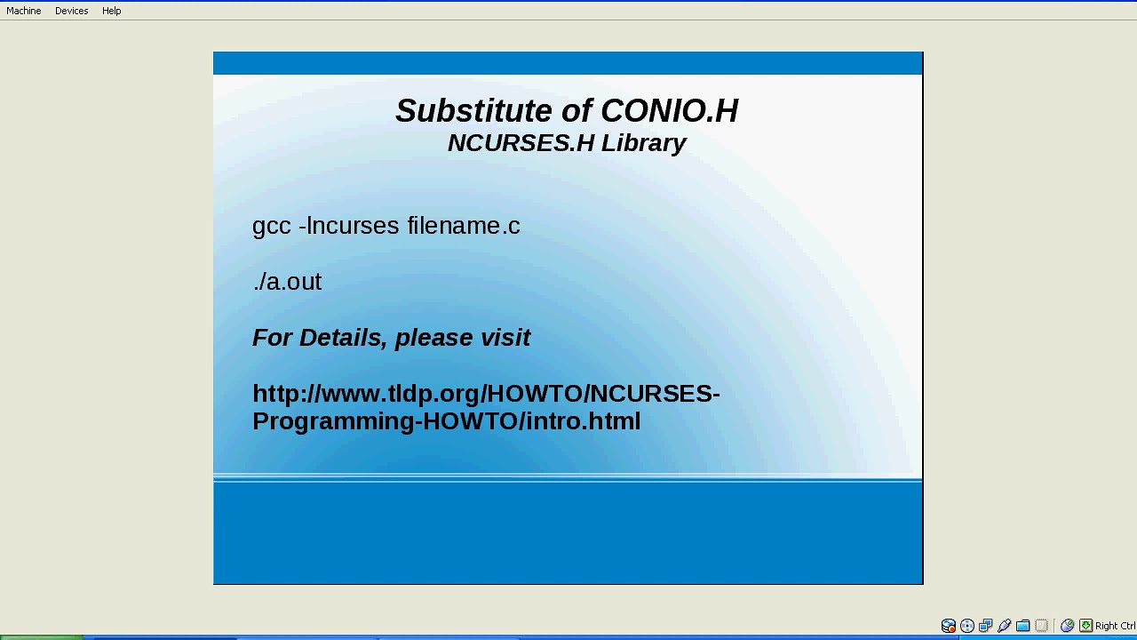 How To Run C Code In Linux With Alternate Of Conio h YouTube How To Run C Code In Linux With Alternate Of Conio h YouTube