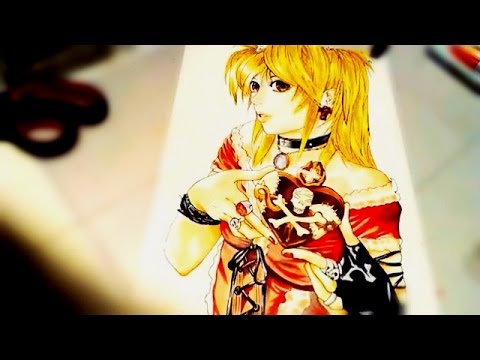 Speed Drawing - Let's Draw Misa Amane Death Note, デスノート - YouTube