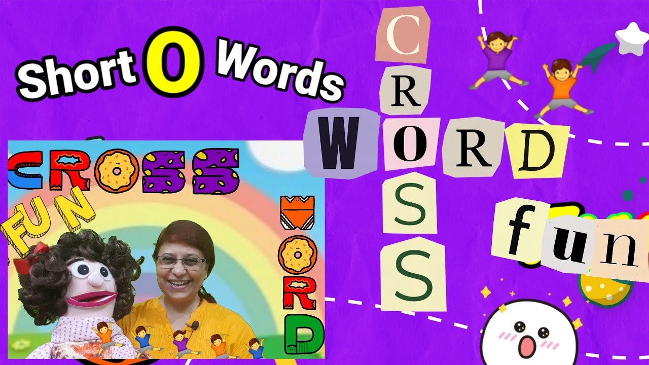 CROSSWORD FUN -Short Sound of Vowel 'O' | CVC Words Game | #playway ...