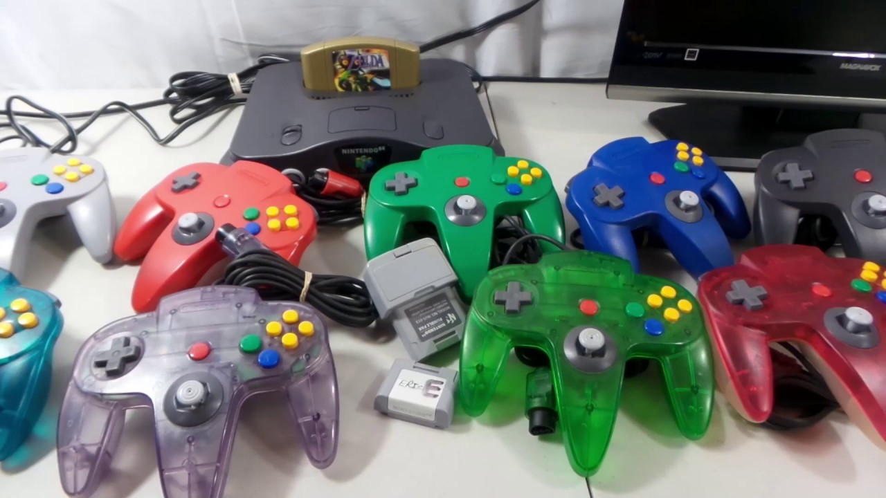 Nintendo 64 Controller Colors - There Funky Names & How To Use Rumble ...