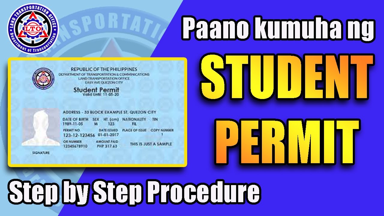 Paano kumuha ng Student permit sa LTO complete procedure #studentpermit ...