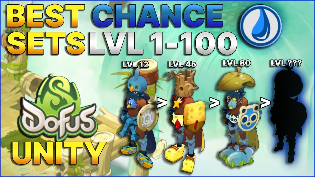 The BEST CHANCE Sets Level 1 to 100 in Dofus Unity (3.0) - YouTube