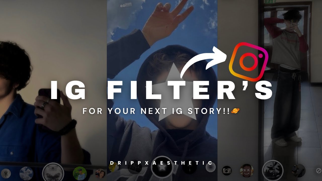 Top Aesthetic IG Filter Ideas | Part - 1 | drippxaesthetic__ - YouTube
