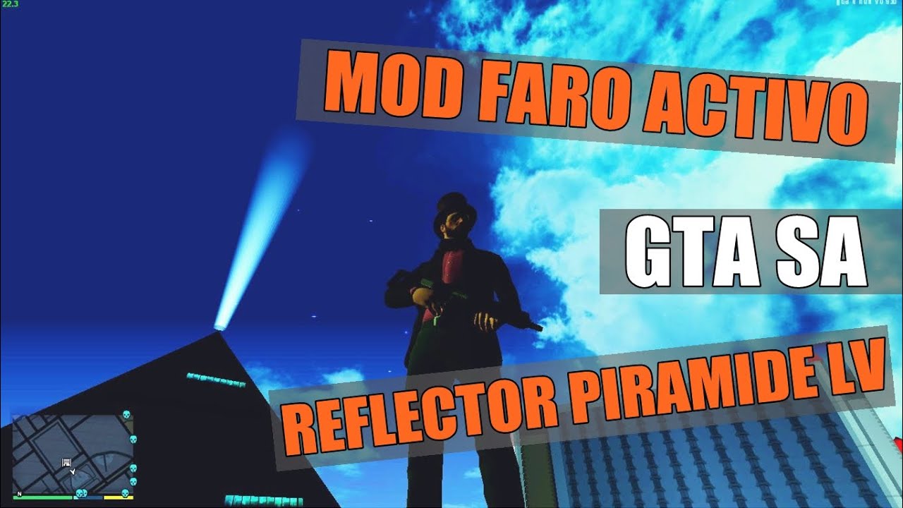 |Mod Faro Activo en LS|Refrector Piramide LV| para GTA SA - YouTube
